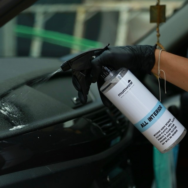 Munwow All interior (ผลิตภัณฑ์ทำความสะอาดภายในรถยนต์ ไม่เหนียว ไม่มันเงา ไม่ทิ้งคราบ) | Shopee ...