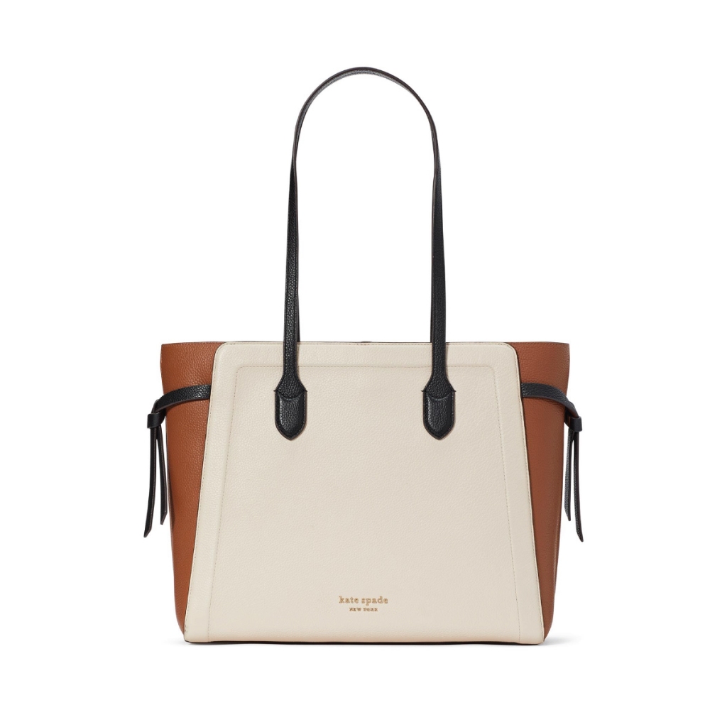KATE SPADE NEW YORK KNOTT COLORBLOCKED LARGE TOTE K7484 กระเป๋าถือ ...