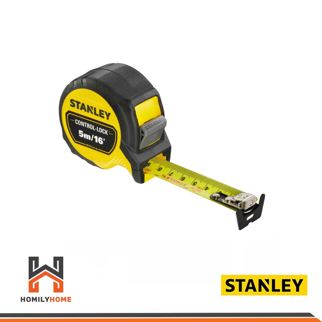 STANLEY ตลับเมตร Control Lock 5M (มีตะขอแม่เหล็ก) รุ่น STHT37217-30 ...