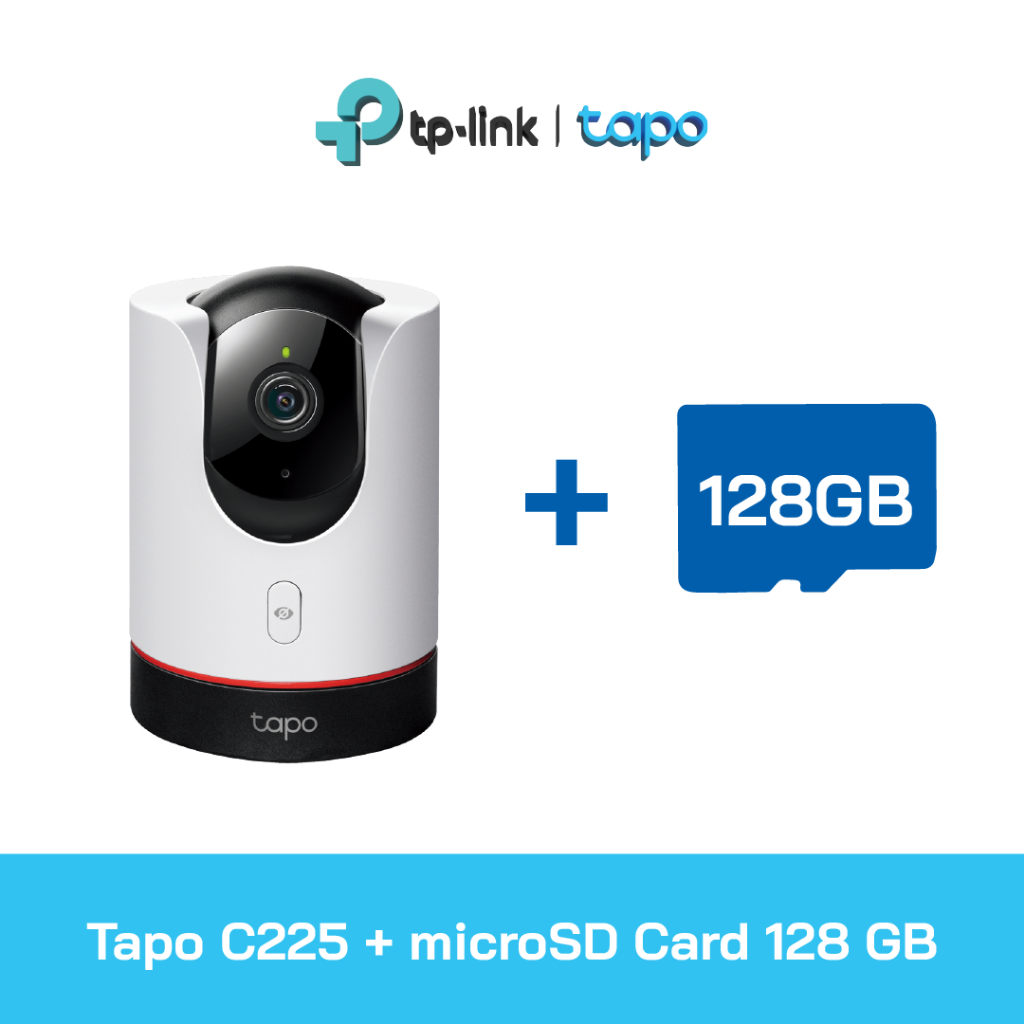 TP-LINK|TAPO กล้องวงจรปิด WIFI 4 ล้านพิกเซล รุ่น Tapo C225 (เลือกหน่วยความจำได้) | Shopee Thailand