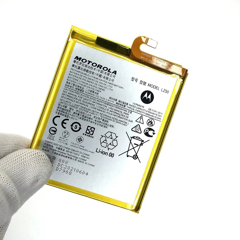 Motorola LZ50 แบตเตอรี่ สำหรับ Motorola 5G Plus/G100/Edge S LZ 50/ ความจุแบตเตอรี่ 5000MAh พร้อม ...