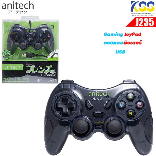 จอยเล่นเกมส์ สำหรับคอมพิวเตอร์ Anitech J235 Gaming Joy Controller ...
