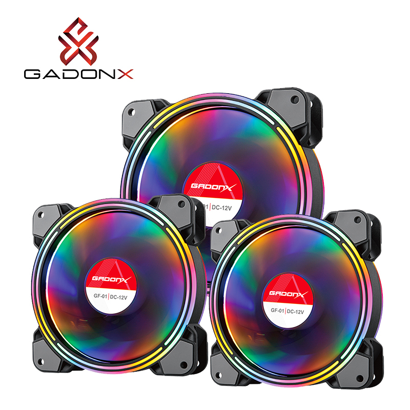พัดลมเคสพีชี GADONX GF-01 RGB สวยสวยๆๆ | Shopee Thailand