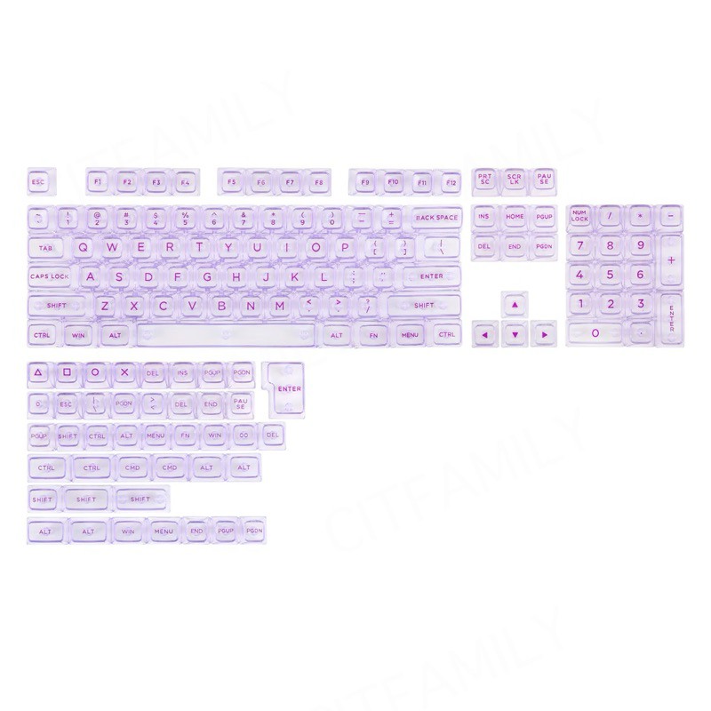 คีย์บอร์ดอคริลิค KiiBOOM Phantom 81 V2,V3 Crystal คีย์บอร์ดโปร่งแสง ไร้ ...