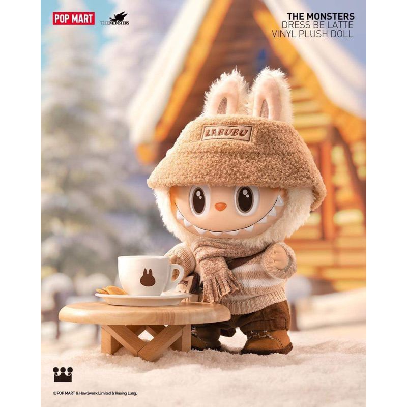 พร้อมส่งจากไทย POP MART LABUBU THE MONSTERS - DRESS BE LATTE Vinyl ...