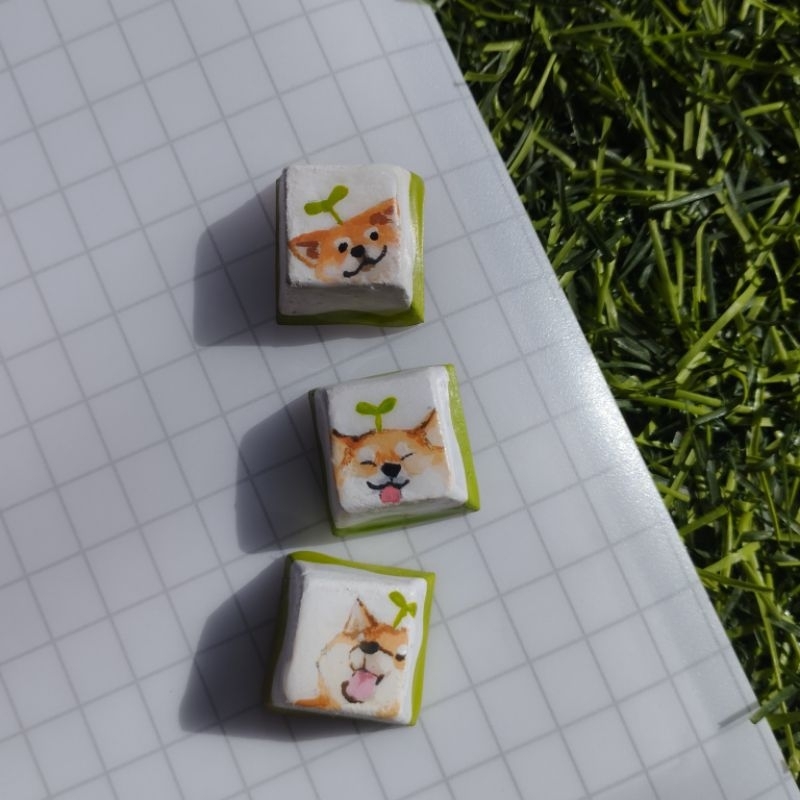 keycap shiba (handmade) | Shopee Thailand