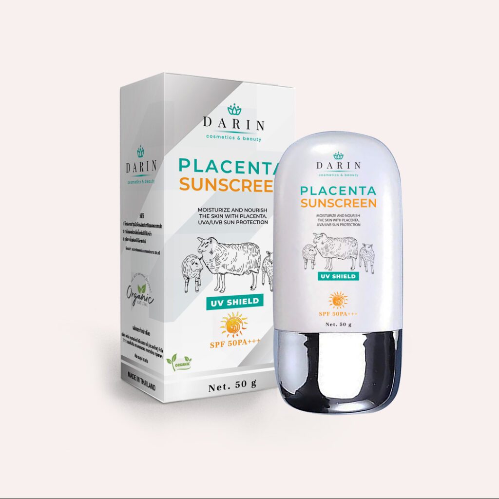 ดาริน พลาเซนต้า ซันสกรีน 50 g DARIN PLACENTA SUNSCREEN 50 g | Shopee ...