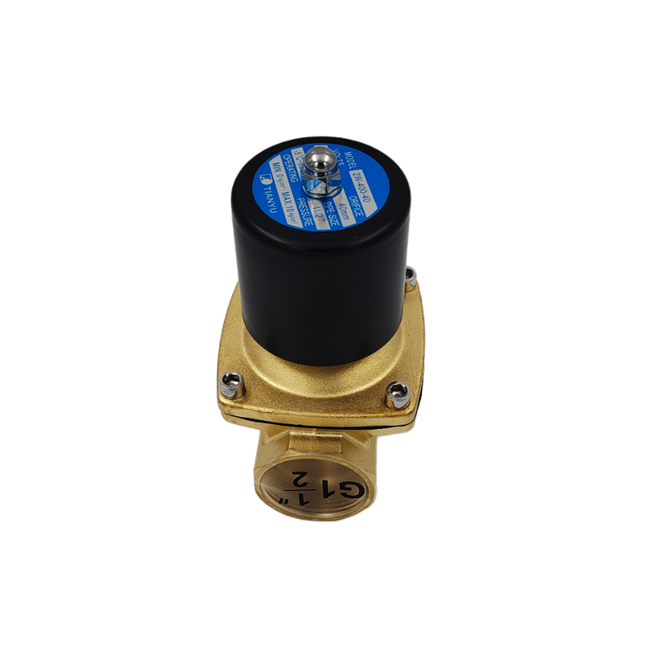 2W-400-40 SOLENOID VALVE โซลินอยด์วาล์วทองเหลือง ขนาด 1 1/2" (40mm) แบบ ...