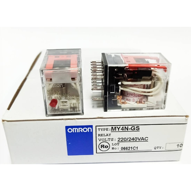(รีเลย์) OMRON RELAY MY4N-GS 220-240VAC | Shopee Thailand