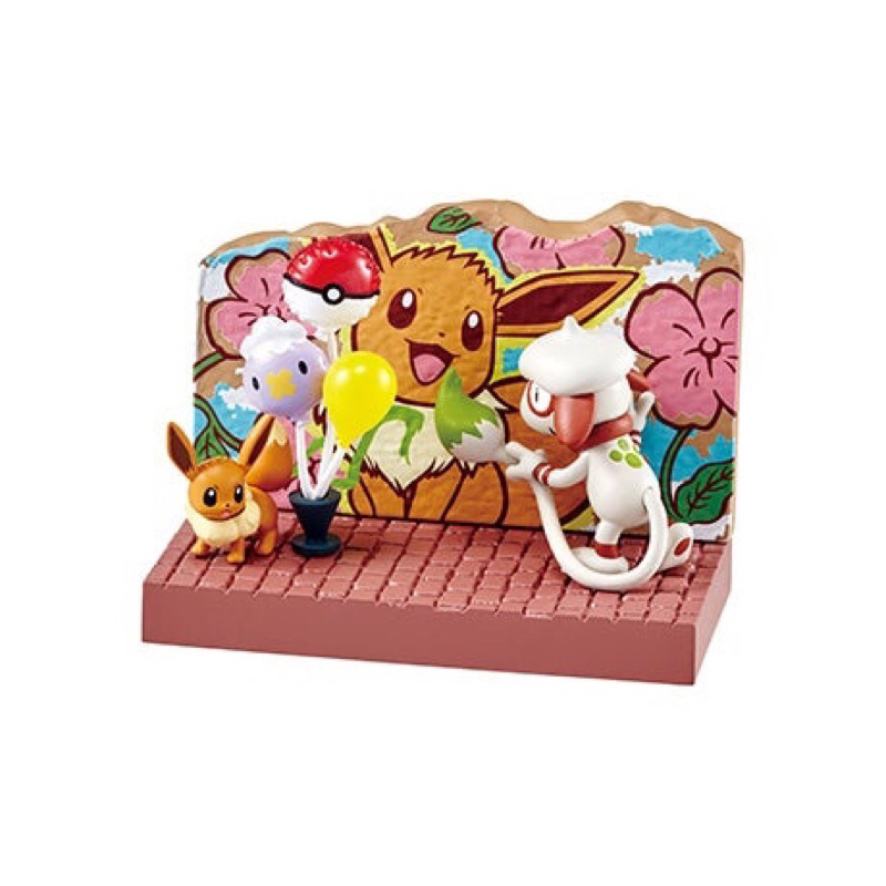 POKEMON 2022 EEVEE SMEARGLE RE-MENT POKEMON TOWN #2 FESTIVAL STREET ...