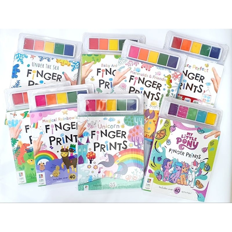 Finger Print include Stamp pad หนังสือพร้อมแผ่นปั๊มสำหรับคุณหนู ฝึก ...