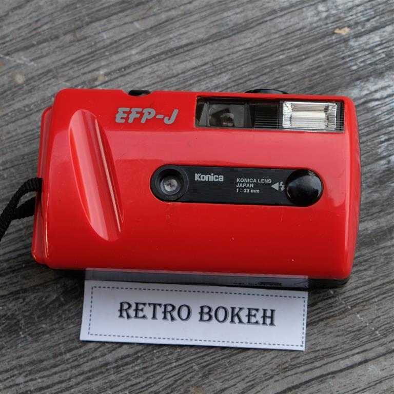 กล้องฟิล์ม KONICA EFP-Jเลนส์ฟิกซ์คม ๆระยะ 33mm สภาพดี สีสันสดใส ใช้งานง่ายเล็งแล้วถ่ายได้เลยครับ ...