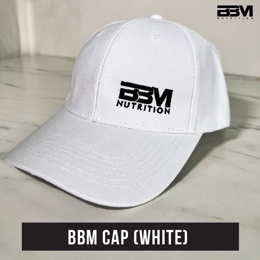 หมวกแก๊ป BBMWHEY สีขาว ปรับขนาดได้ | Shopee Thailand