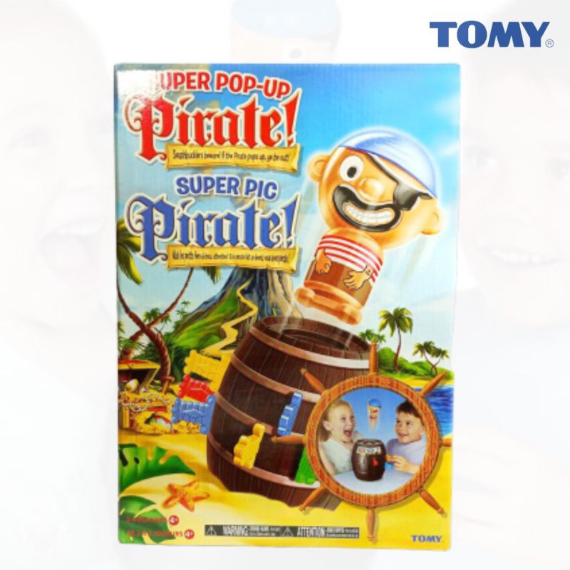 ถังโจรสลัด ของแท้ Tomy Super Pop-up Pirate! ถัง โจรสลัด เกมส์ เสียบถัง ...