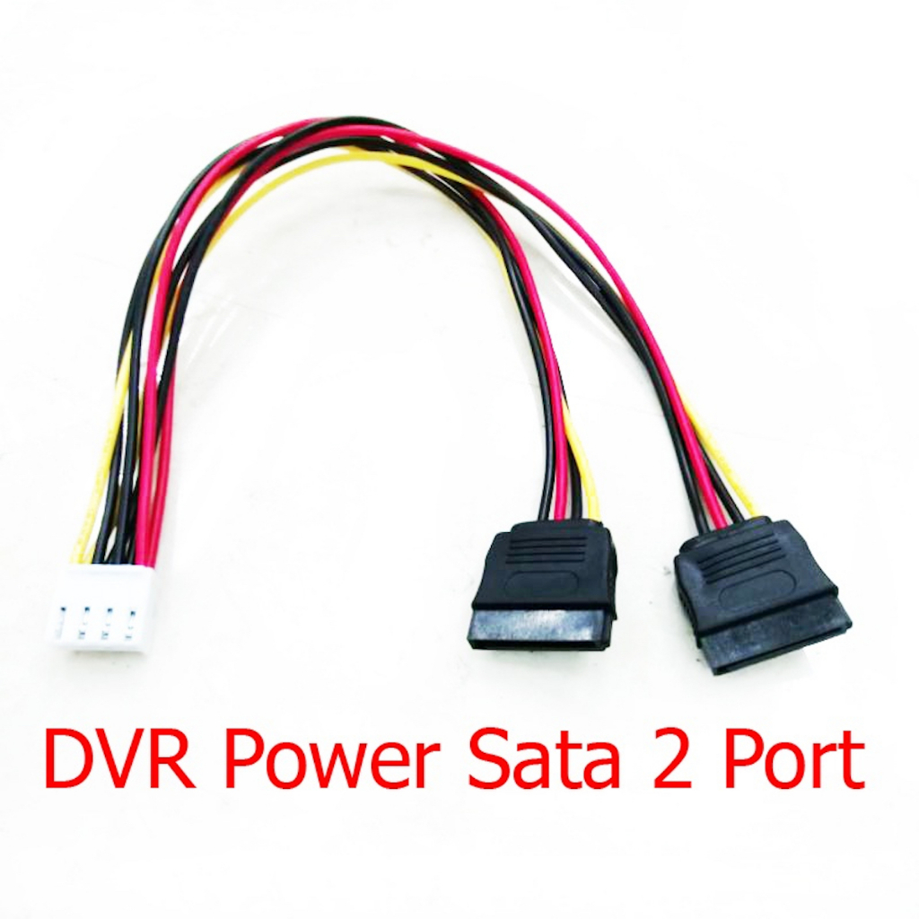 สายเพาเวอร์ y sata DVR SATA power 4 Pin สำหรับฮาร์ดดิสก์ HDD เครื่อง ...