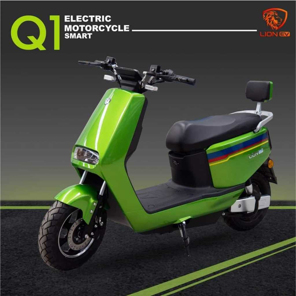 Lion Q1 มอเตอร์ไซค์ไฟฟ้า 1000 watt จดทะเบียนได้ รถไฟฟ้า | Shopee Thailand