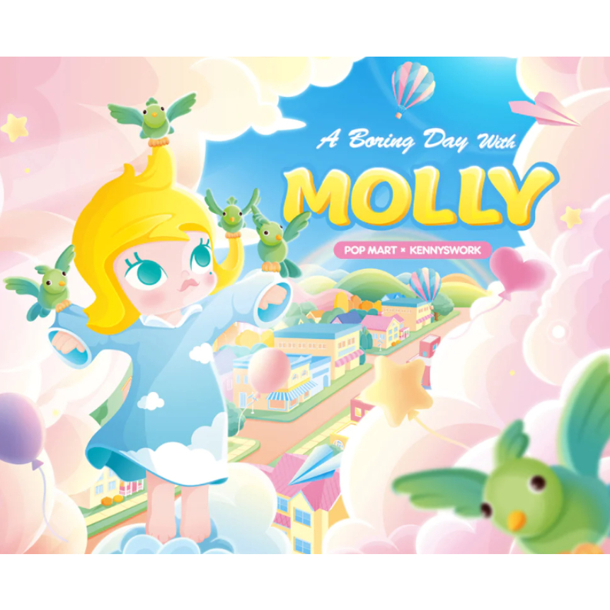 ⭐️พร้อมส่ง⭐️ แบบระบุตัว POP MART Molly A Boring Day with Molly Series ...