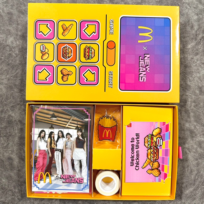 Newjeans X Mcdonalds Special Kit Box 2023 | Shopee Thailand