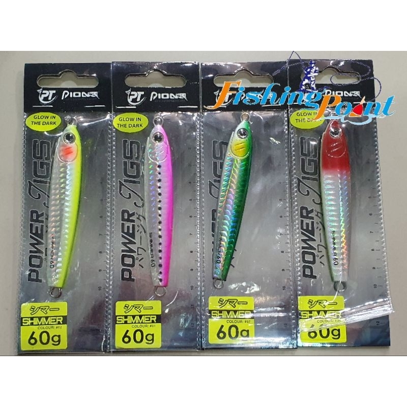 เหยื่อจิ๊กกิ้ง Pioneer Shimmer 60g/80g | Shopee Thailand