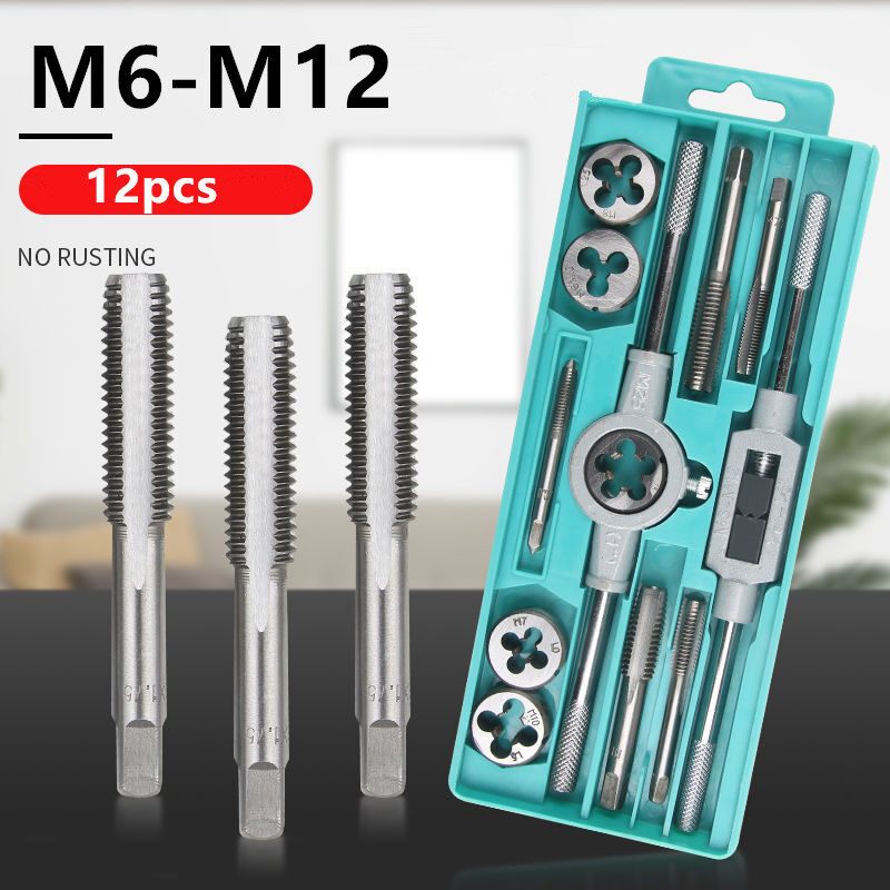 COD ชุดต๊าปเกลียวตัวผู้ ตัวเมีย ( ชุด 12/20 ชิ้น M6-M12/M3-M12 ) ชุดด้ามต๊าป ชุดทำเกลียว ชุดต๊าป ...