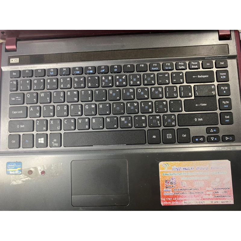 Notebook ACER 4755 - i3 - -ขายเป็นอะไหล่- เหมาะกับช่าง อ่านก่อน ...
