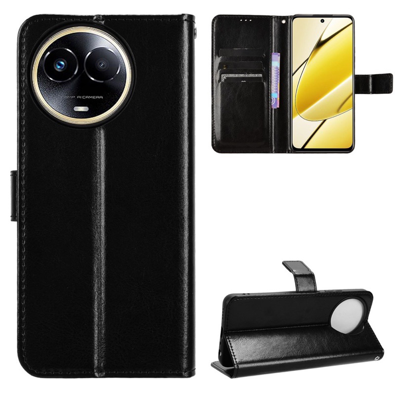 เคส ฝาพับ Domicat สำหรับ รุ่น Realme 11 X Note50 Note60 แบบหนังแถมสาย ...