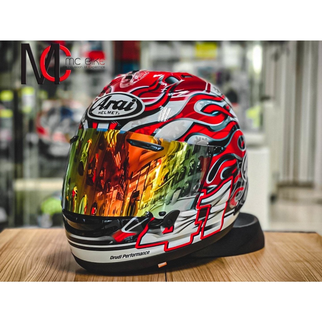 หมวกกันน็อค Arai RX-7V Haga EVO . | Shopee Thailand