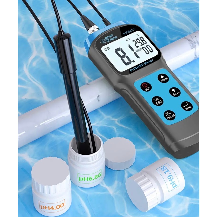 Smart Sensor AR8401เครื่องวัด PH/ORPแบบสองในหนึ่งเดียวสำหรับน้ำเสียทาง ...