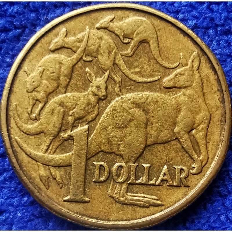 เหรียญ ออสเตรเลีย Australia, 1 Dollar, (Elizabeth 2nd portrait), #3894T ...