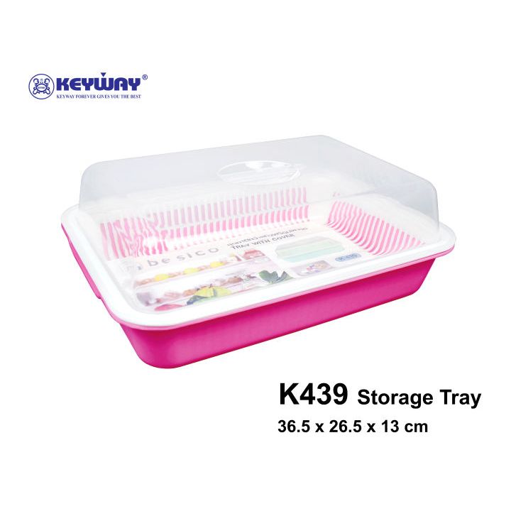 Keyway K-439 ที่คว่ำแก้วพร้อมฝา , วางช้อน , ใส่ผักผลไม้ได้ หรือ สามารถเป็นตระกร้าล้างผักพร้อมถาด ...