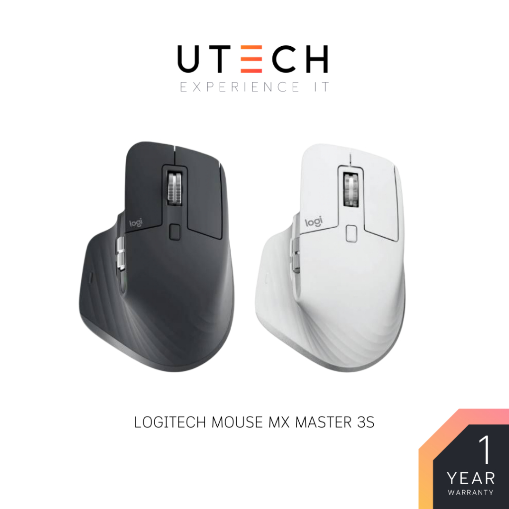 เมาส์ Logitech MX MASTER 3S Wireless Mouse เมาส์ไร้สายประสิทธิภาพสูง by ...