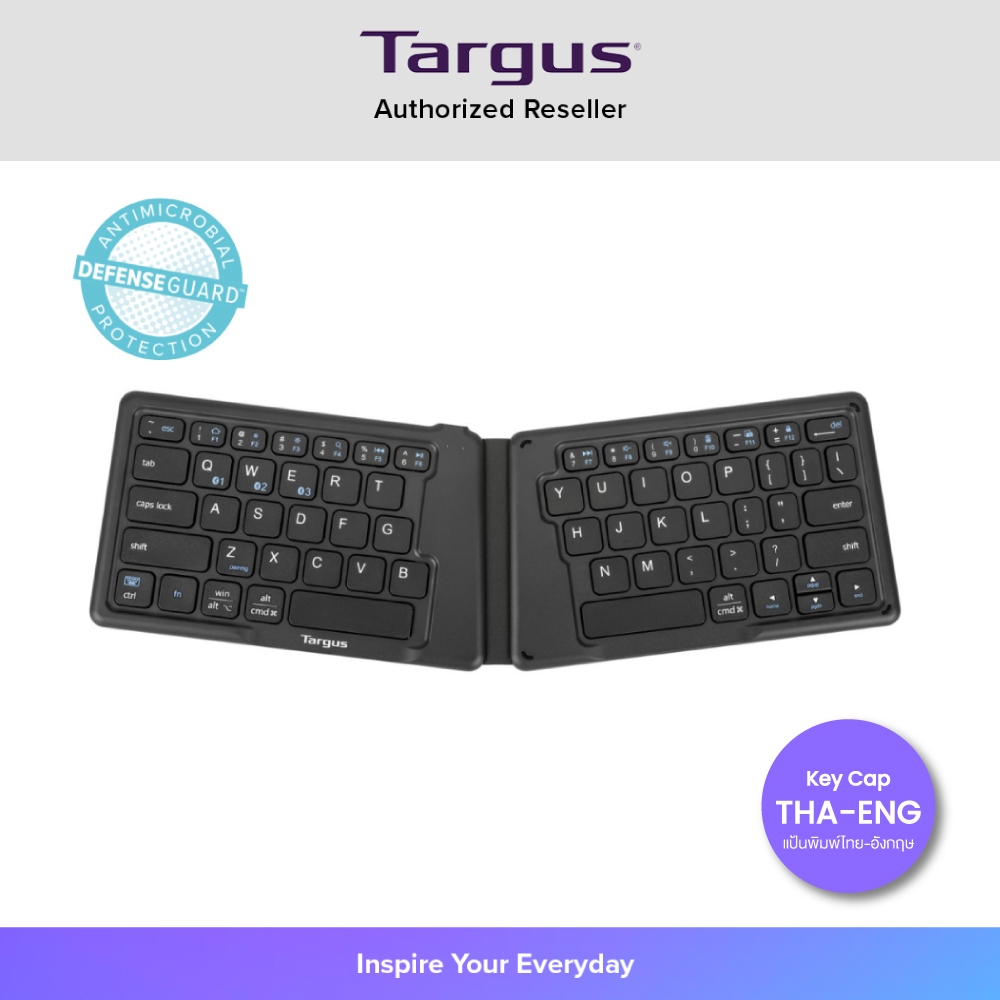 [NEW!! TH-EN Key Cap] Targus AKF003 Ergonomic Foldable Bluetooth ...