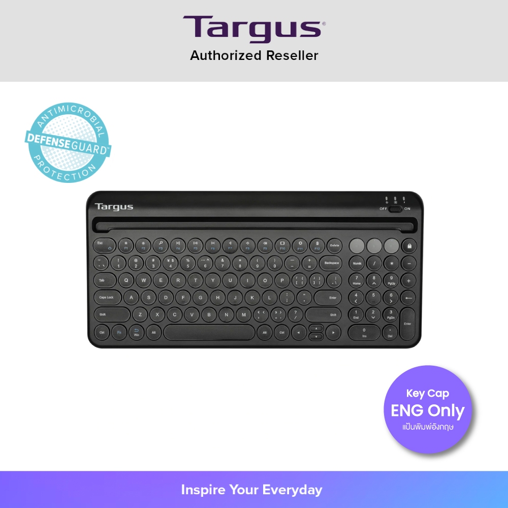 Targus KB867 Multi-device Bluetooth Keyboard (AKB867) คีย์บอร์ดไร้สาย ...
