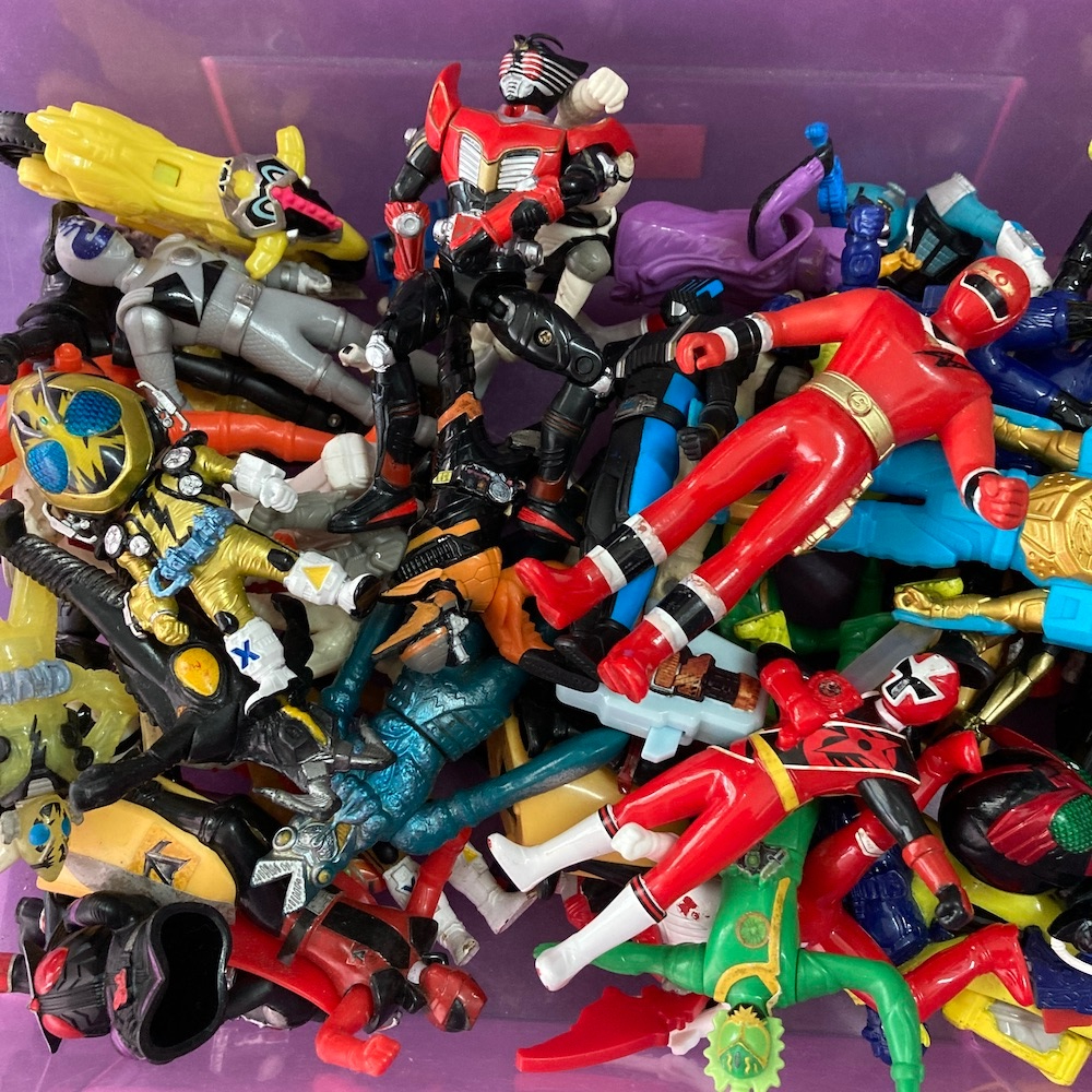 Kamen Raider / Power renger / Sentai มือสองคละแบบ ญี่ปุ่น ฟิกเกอร์ พวง ...