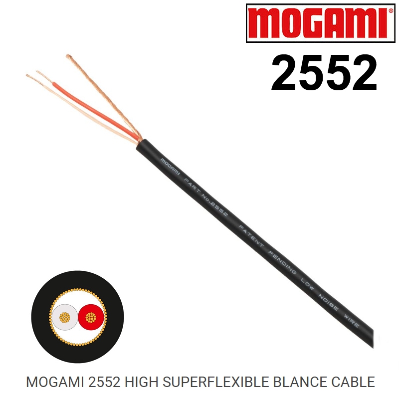 MOGAMI 2552 HIGH SUPERFLEXIBLE BLANCE CABLE made in japan สายเปล่าตัดแบ่งขายราคาต่อเมตร / ร้าน ...