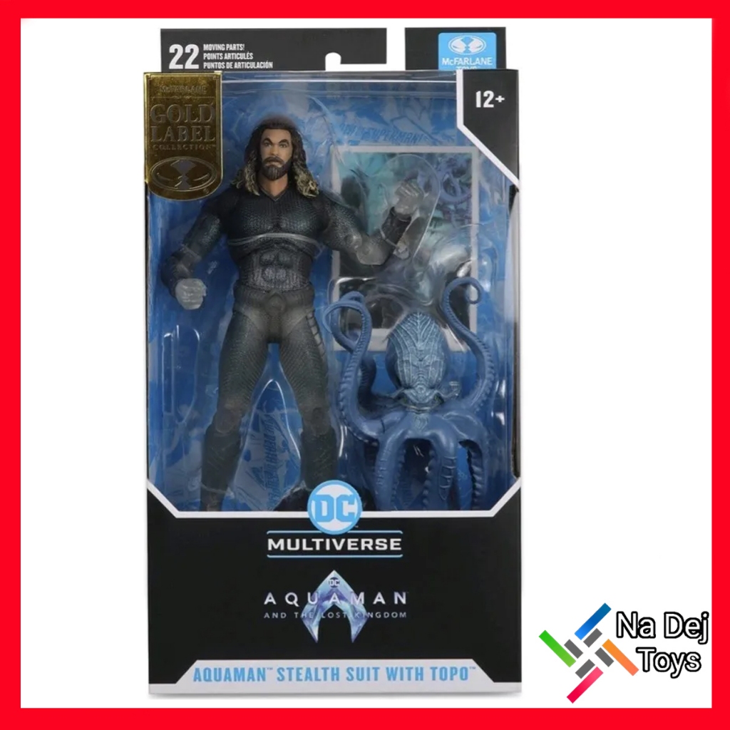 Aquaman with Topo DC Multiverse McFarlane Toys 7" Figure อควาแมน & โทโป ...