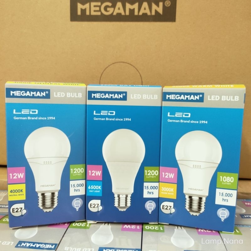 Led Bulb A60 12w มีหลายแสงให้เลือก DL , WW, CW E27 Megaman ราคาประหยัด | Shopee Thailand