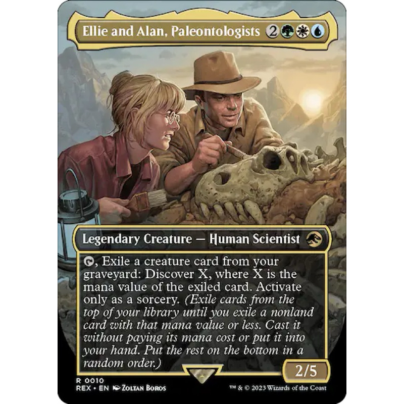 MTG (REX) Ellie and Alan, Paleontologists (Universes Beyond: Jurassic ...