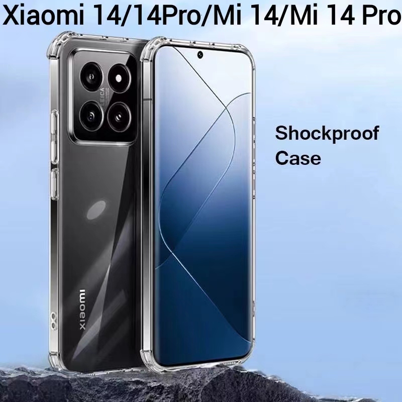 Mi 14/Mi 14 Pro(พร้อมส่งในไทย)เคสTPUใสกันกระแทกแบบคลุมกล้องXiaomi 14 ...