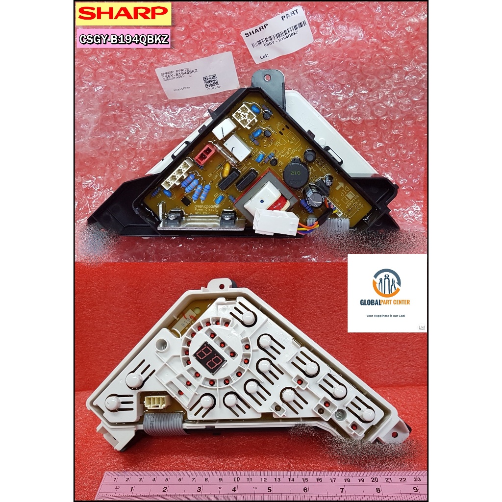 ขายอะไหล่เครื่องซักผ้าชาร์ป (CIRCUIT ASSY SHARP) CSGY-B194QBKZ ใช้กับรุ่นES-U8และES-W10HT ...