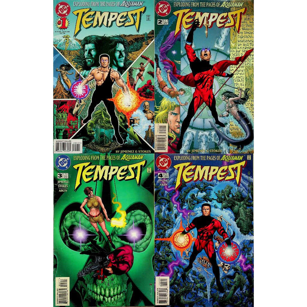 Tempest #1-4 /(เซ็ท 4 เล่ม) หนังสือการ์ตูน ภาษาอังกฤษ English Comics ...