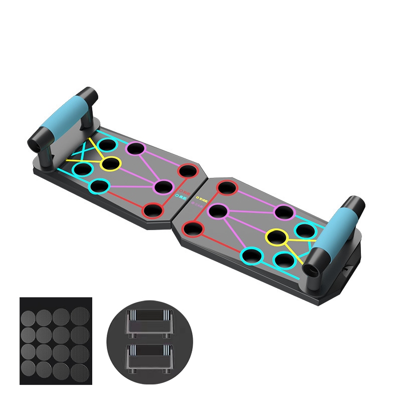 KeepMoving บอร์ดวิดพื้น แผ่นวิดพื้น 34 หลุม ลูกยาง 16 ชิ้น ไม่ลื่นไถล่ วัสดุคุณภาพสูง พับเก็บได ...