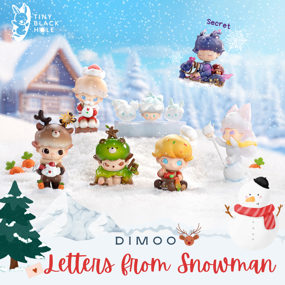 [พร้อมส่ง แบบระบุตัว] Pop Mart: Dimoo Letters from Snowman | Shopee ...