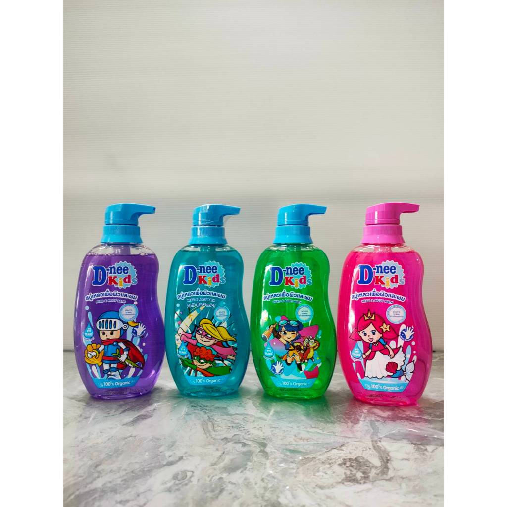 D-nee Kids Head Body Bath 400ml (Pump)ดีนี่ คิดส์ สบู่เหลวเพื่อผิวและผม ...