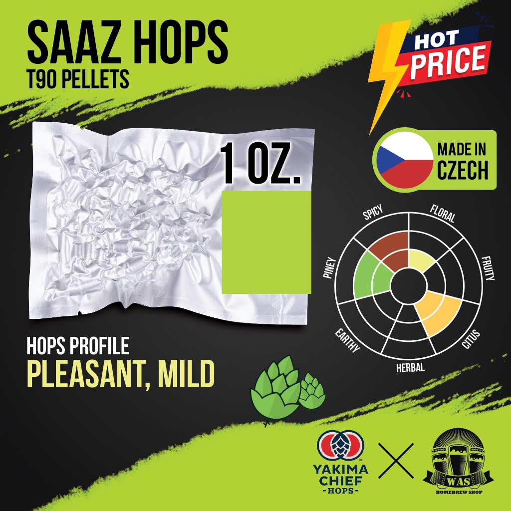 Saaz Hop Pellet 1 Oz | Shopee Thailand