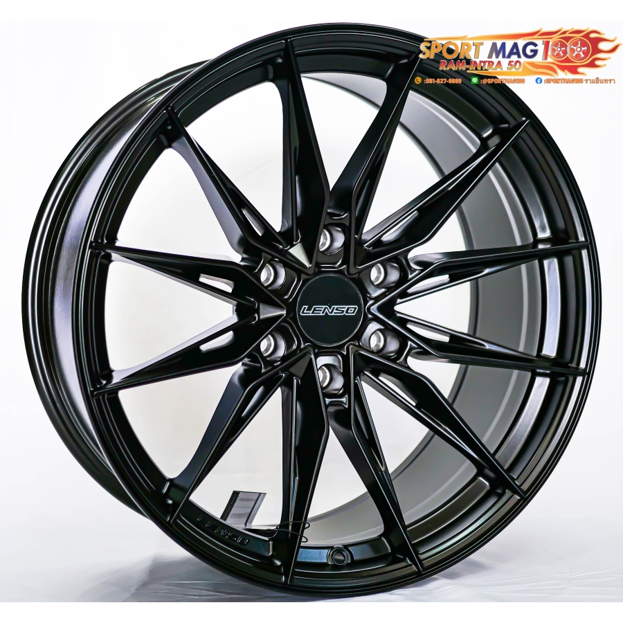 ล้อแม็กใหม่ Lenso Barox 6รู139 ET15 ดำด้าน 9-20นิ้ว | Shopee Thailand
