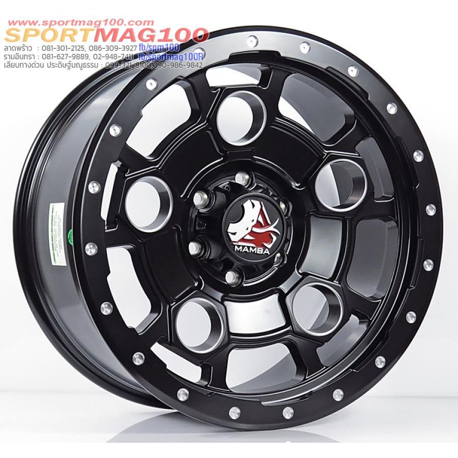 แม็กใหม่ MAMBA Type M26 SS27 6รู139 สีดำมิลลิ่ง 9-18นื้ว Offset12[20753 ...