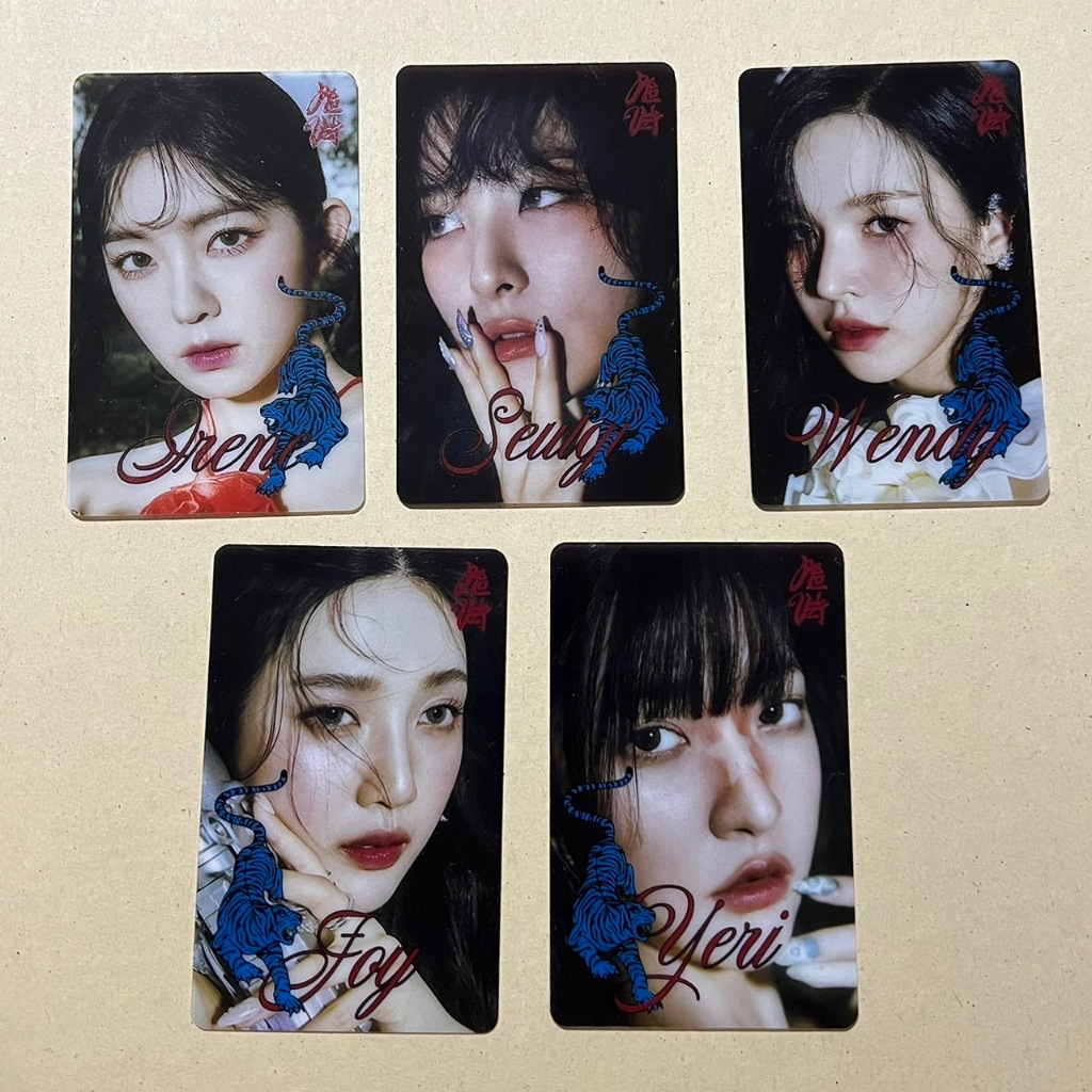 การ์ดใส red velvet ของแถมจาก kpop merch kpopmerch Chill Kill / Feel My ...