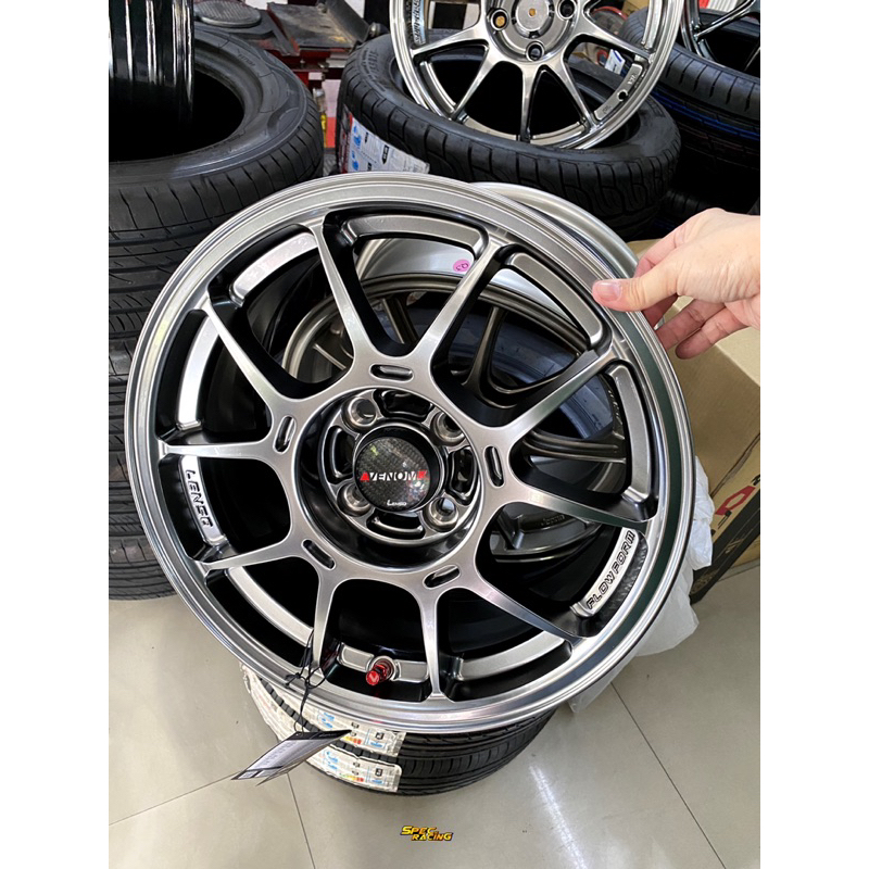 🔥ส่งฟรี ล้อใหม่ LENSO แท้ (รุ่น Venom V1N) ขอบ15 กว้าง7นิ้ว ออฟเซต35 4รู100 (ผลิตพิเศษ*ล้อ ...