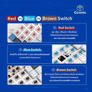 Gconic A75 MK II Ultra Slim Mechanical Keyboard | Shopee Thailand